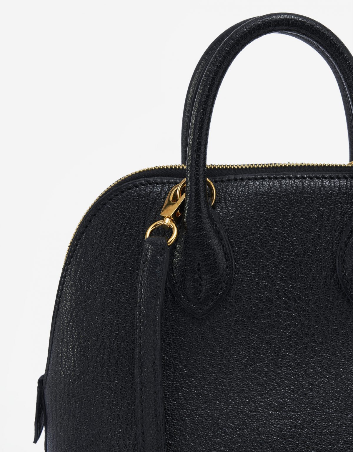 Hermès Bolide Mini Chevre Black | SACLÀB