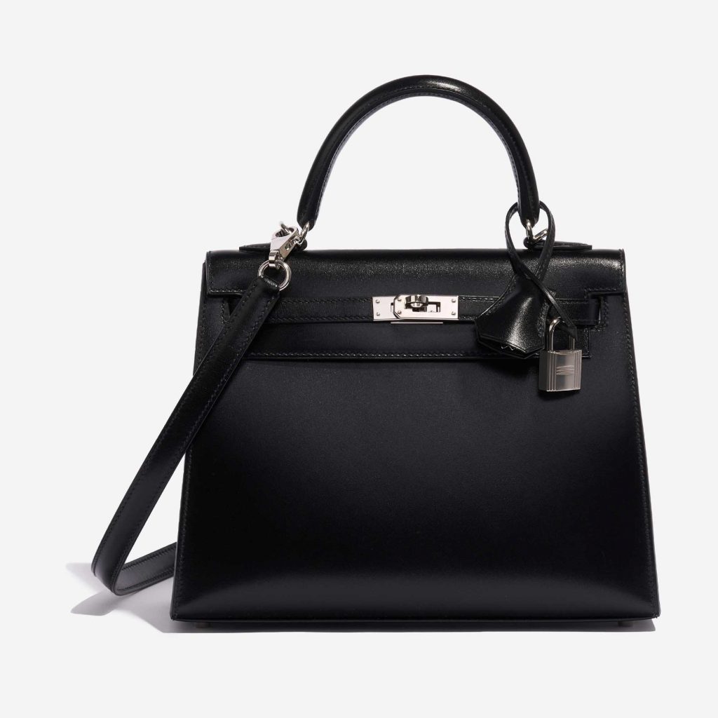 Hermès Kelly 25 Box Black | SACLÀB