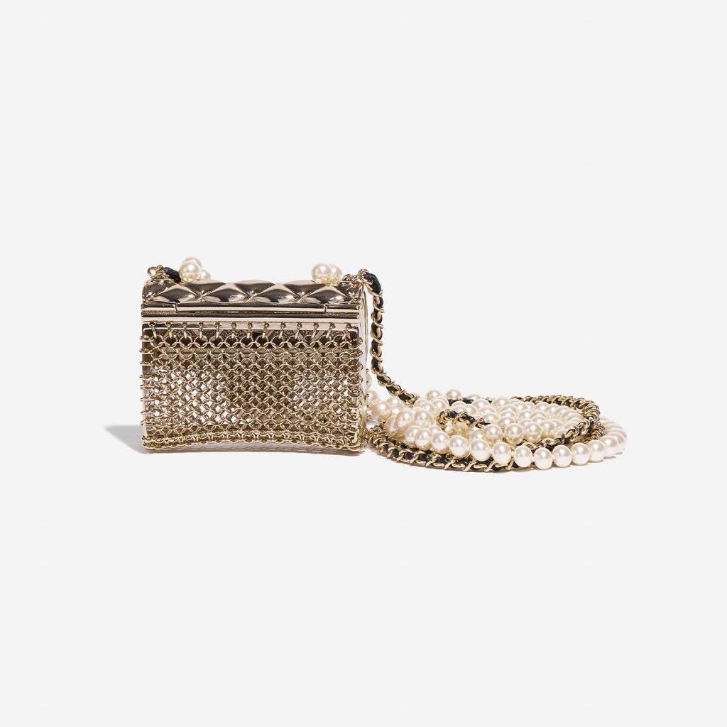 Chanel Timeless Micro Metal Gold Tone | SACLÀB
