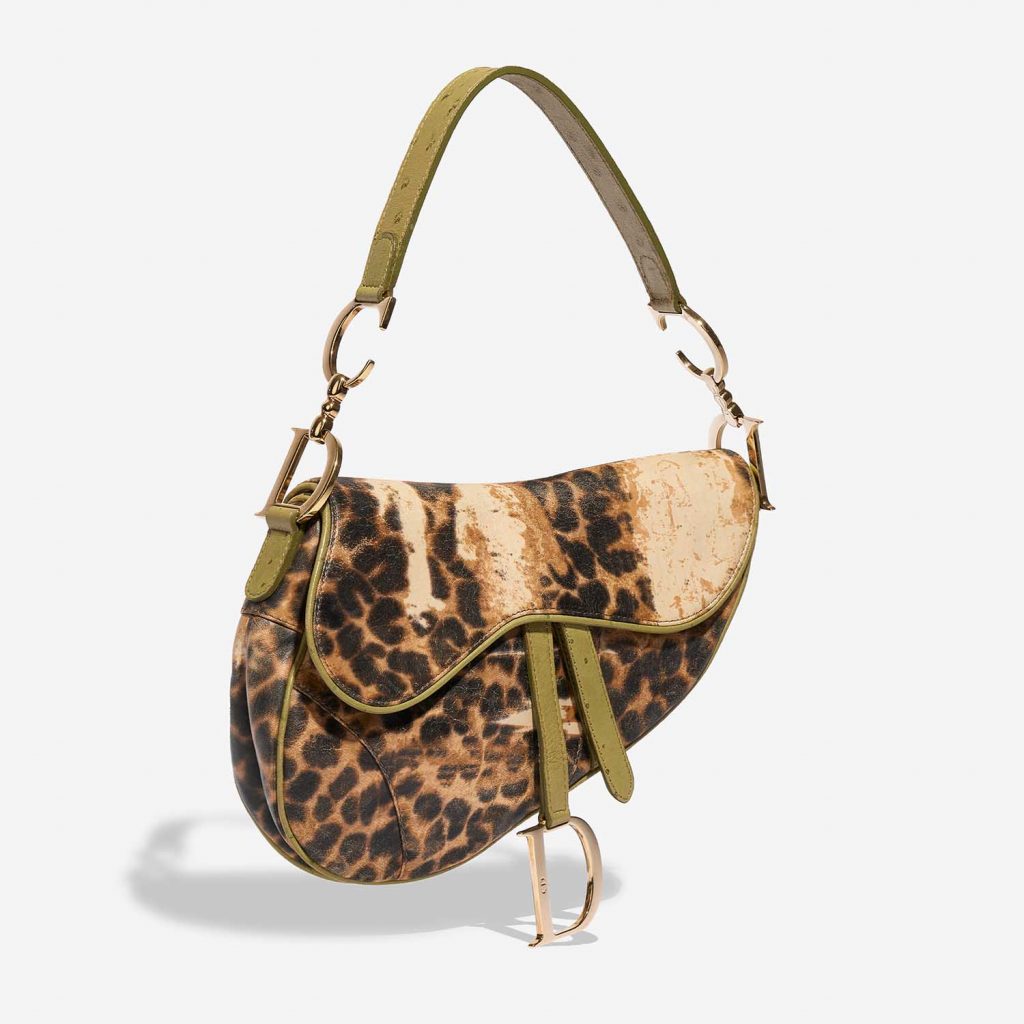 Dior Saddle Calf Leopard Print | SACLÀB