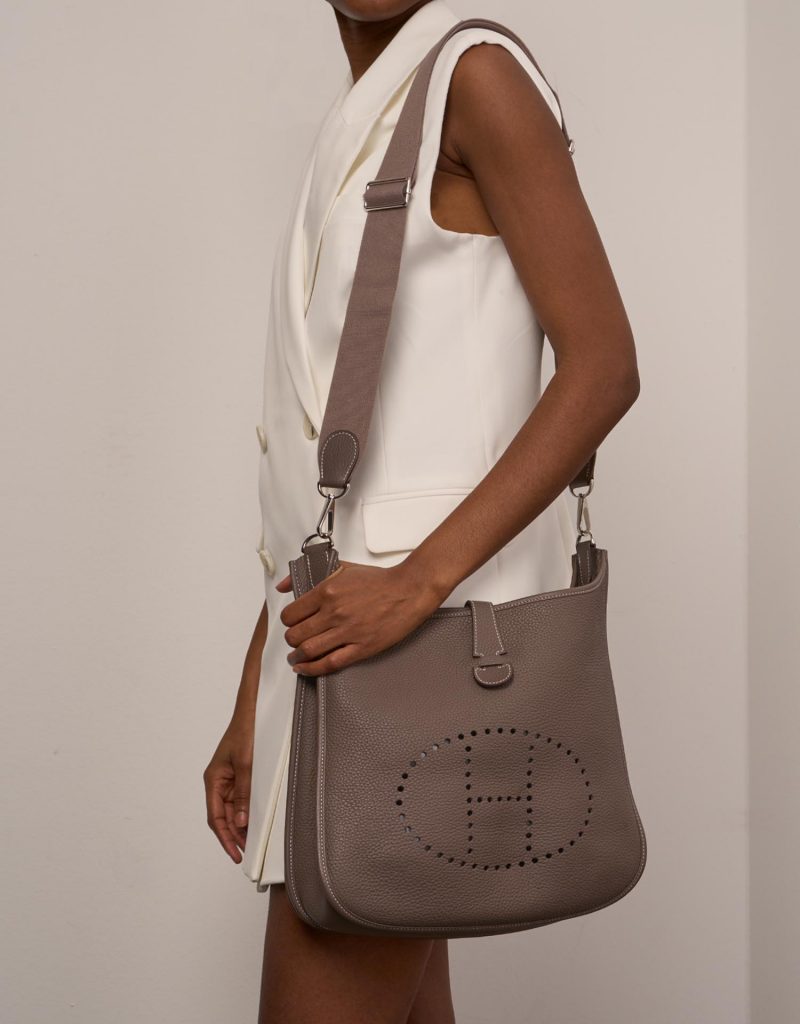 Hermès Evelyne 33 Taurillon Clemence Etoupe | SACLÀB