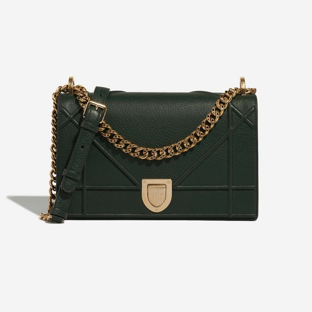 Dior Diorama Medium Calf Green | SACLÀB