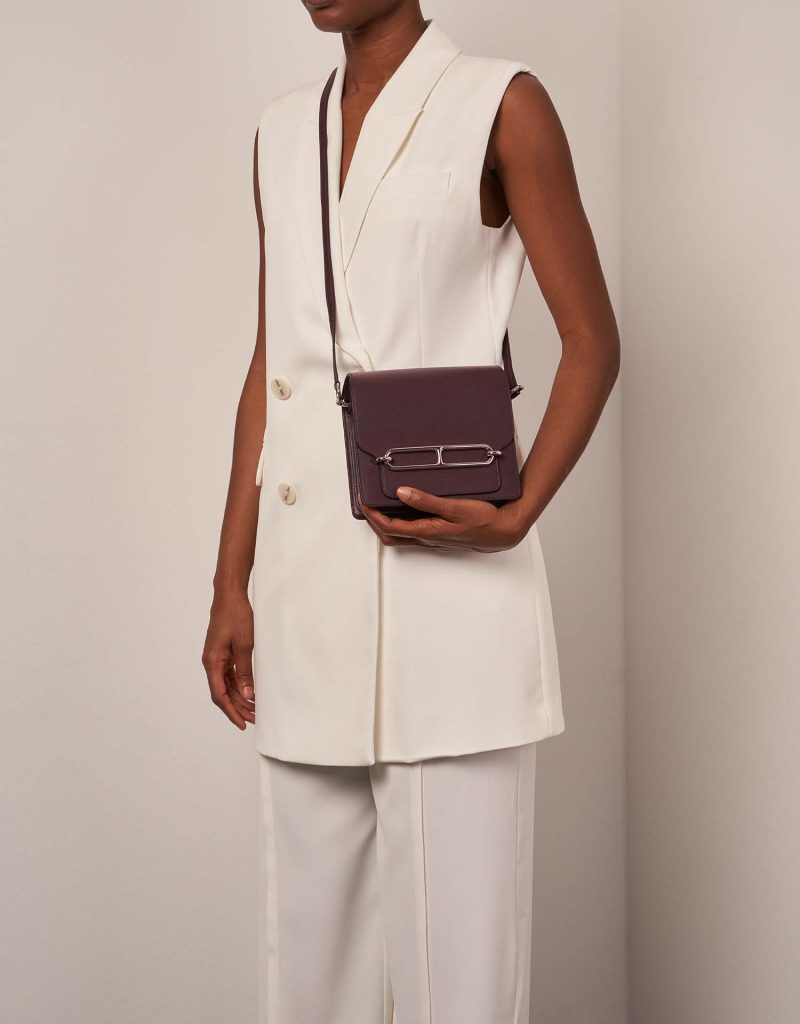 Hermès Roulis 18 Evercolor Rouge Sellier | SACLÀB