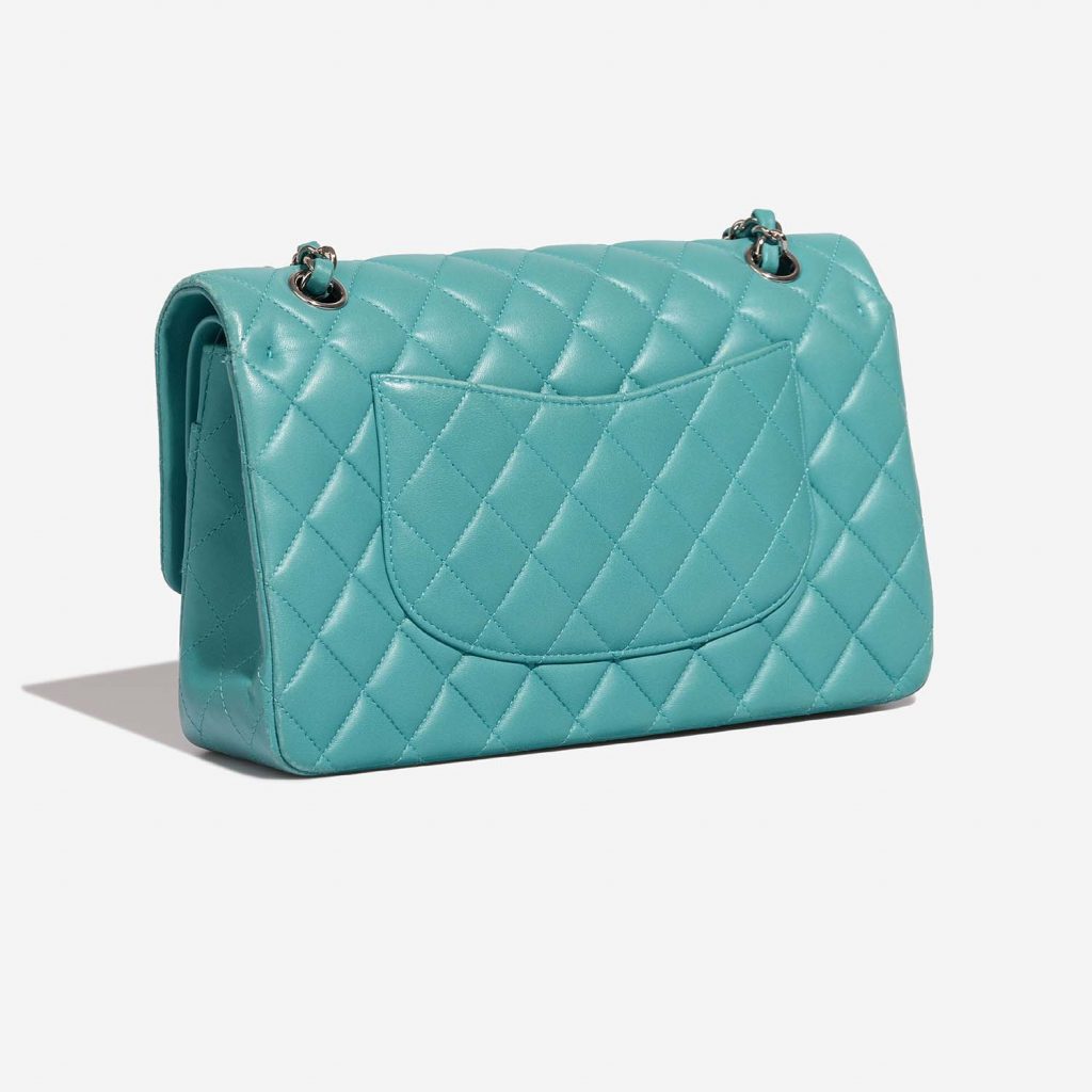 Chanel Timeless Medium Lamb Turquoise | SACLÀB