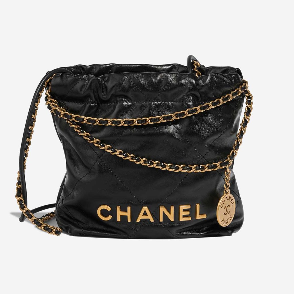 Chanel 22 Mini Calf Black | SACLÀB