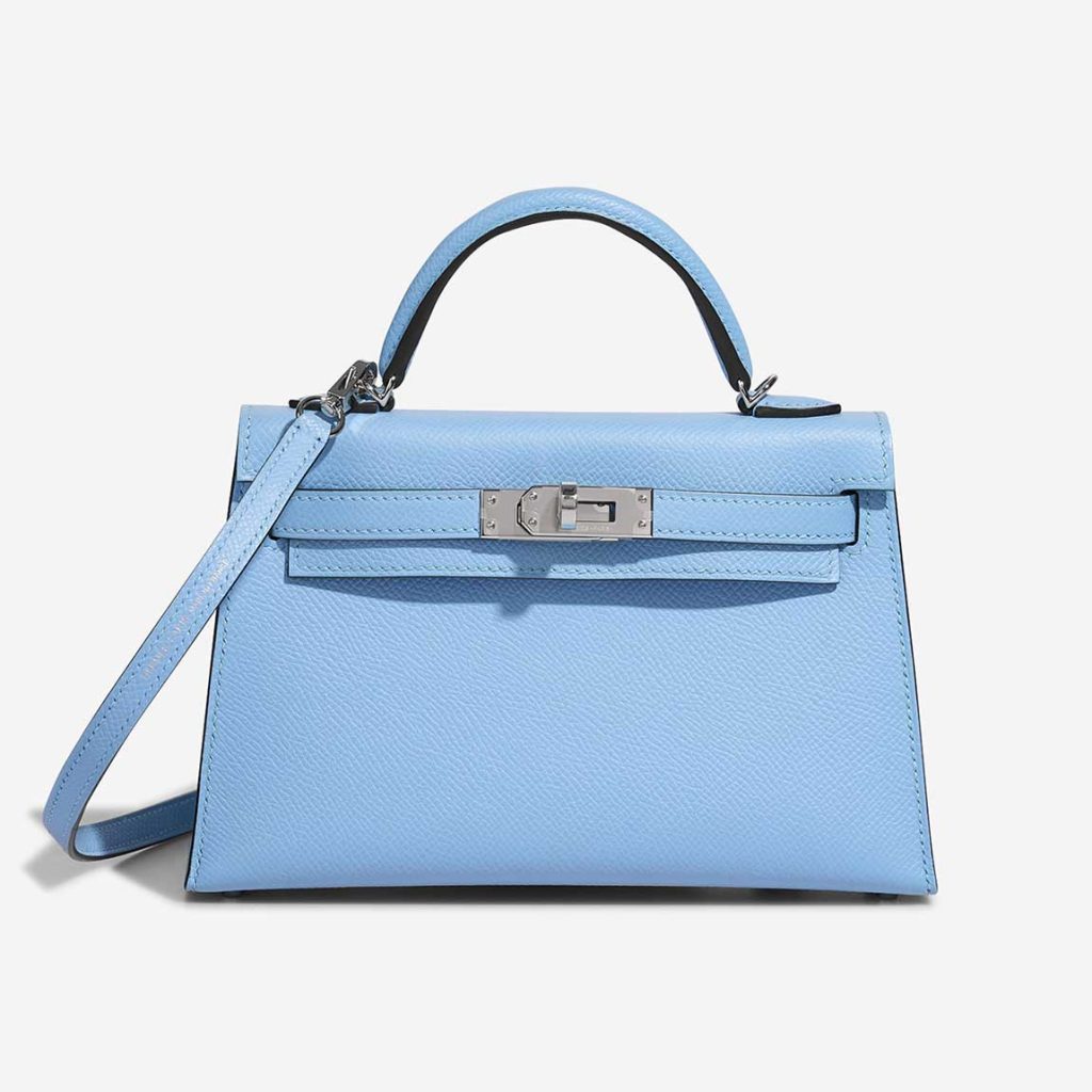 Hermès Kelly Mini Epsom Céleste | SACLÀB