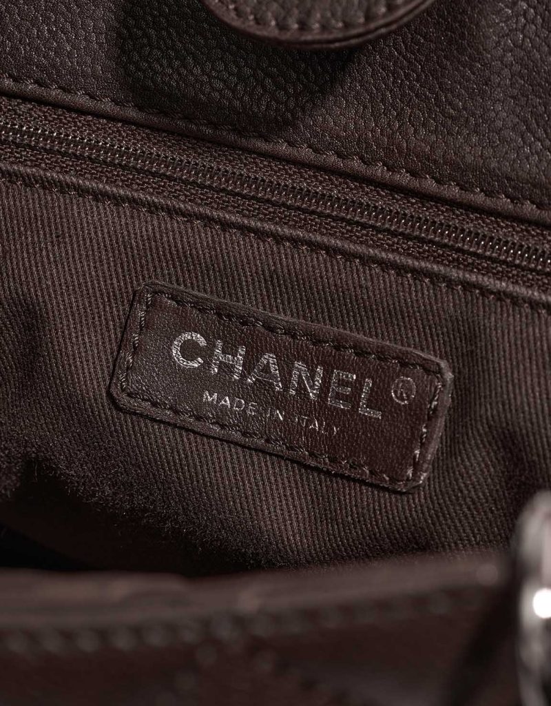 Chanel Shopping Tote PST Caviar Dark Brown | SACLÀB
