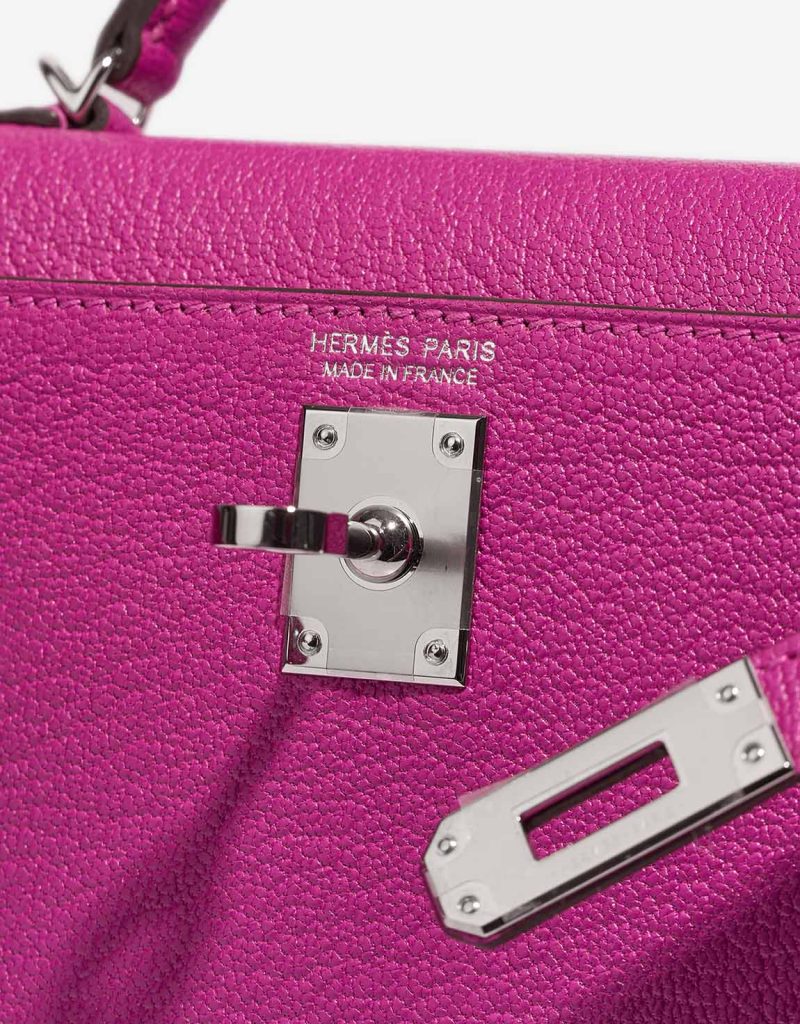 Hermès Kelly Mini Chèvre Mysore Magnolia | SACLÀB