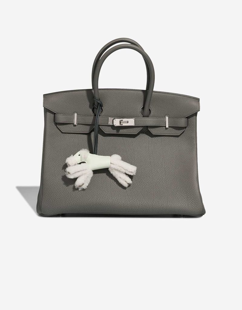 Hermès Budy Merino Wool / Milo Lamb Vert Fizz | SACLÀB