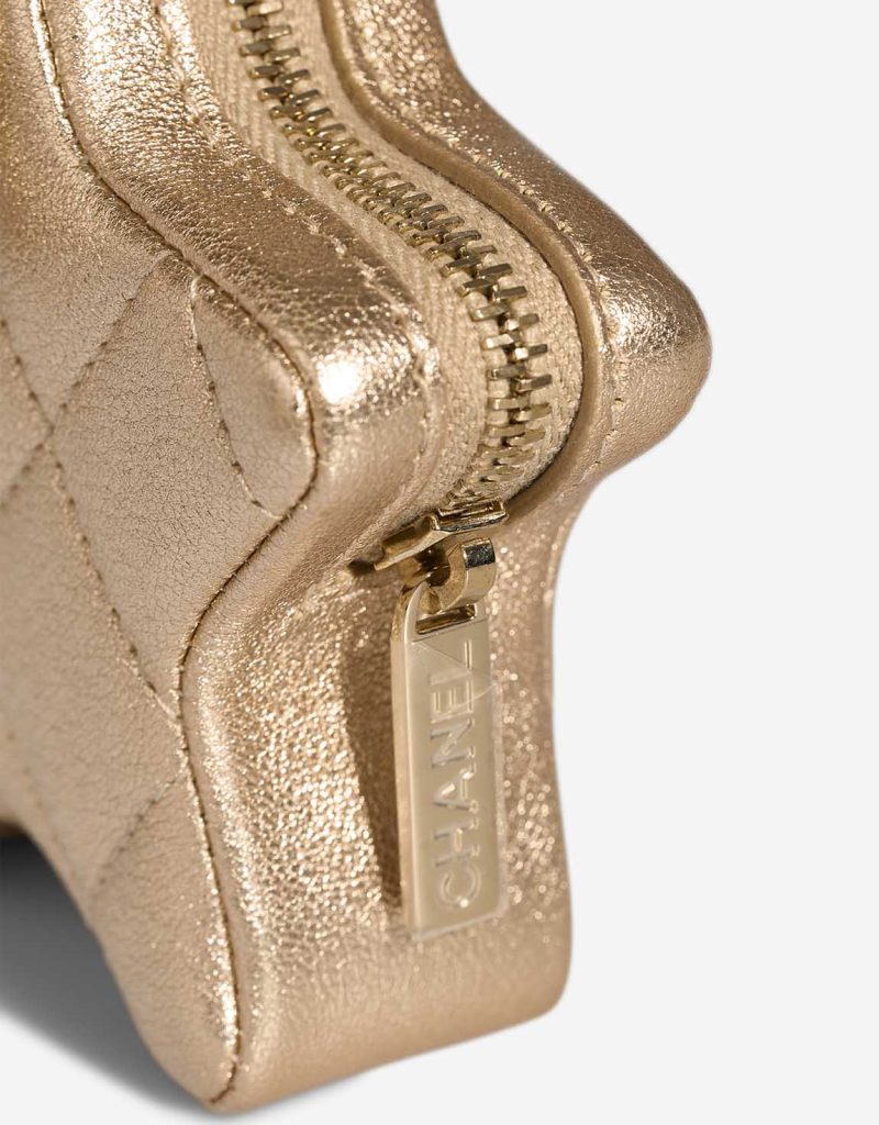 Chanel Timeless Charms Micro Lamb Metallic Gold | SACLÀB