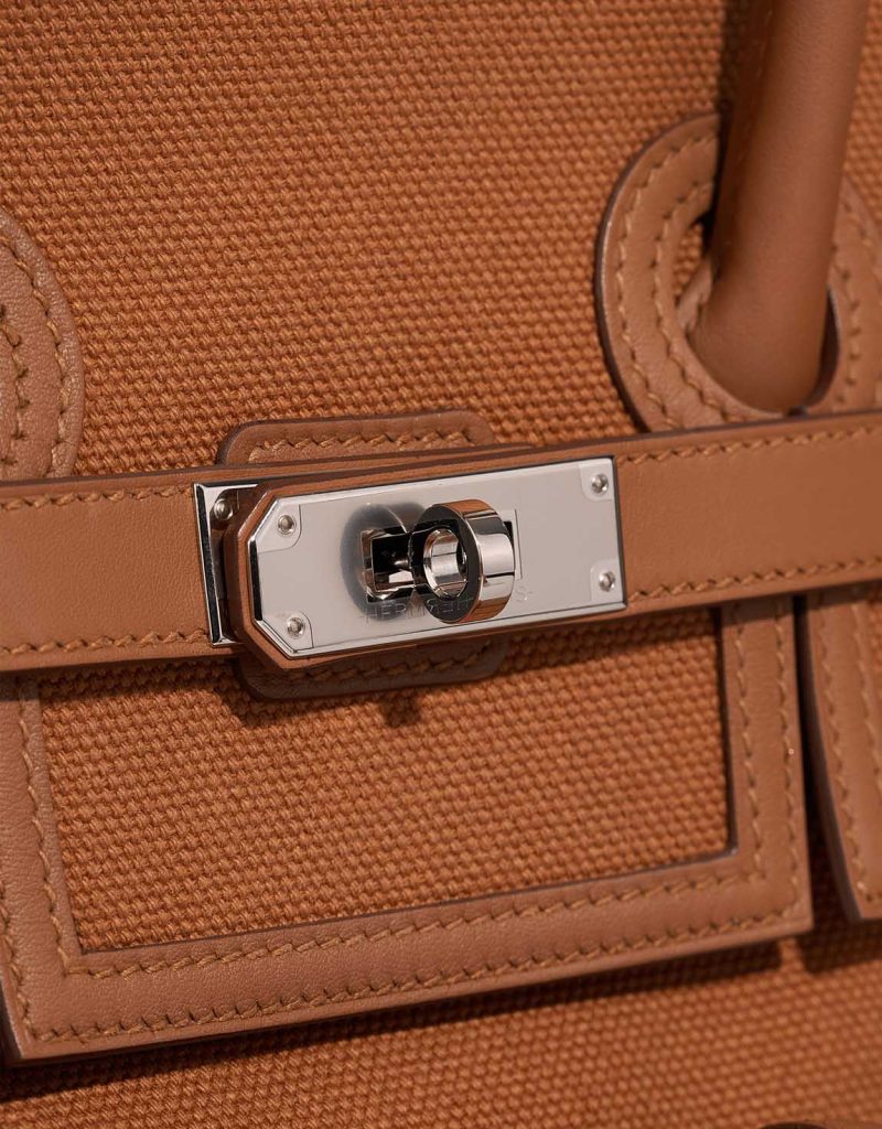 Hermès Birkin Cargo 35 Toile Goeland / Swift Gold | SACLÀB