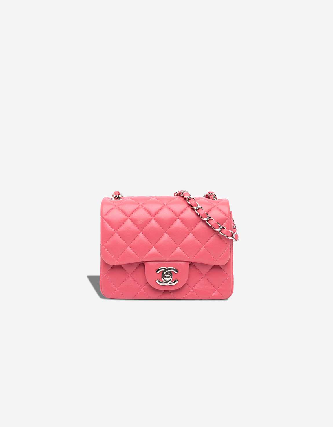 Chanel Timeless Mini Square Lamb Pink | SACLÀB