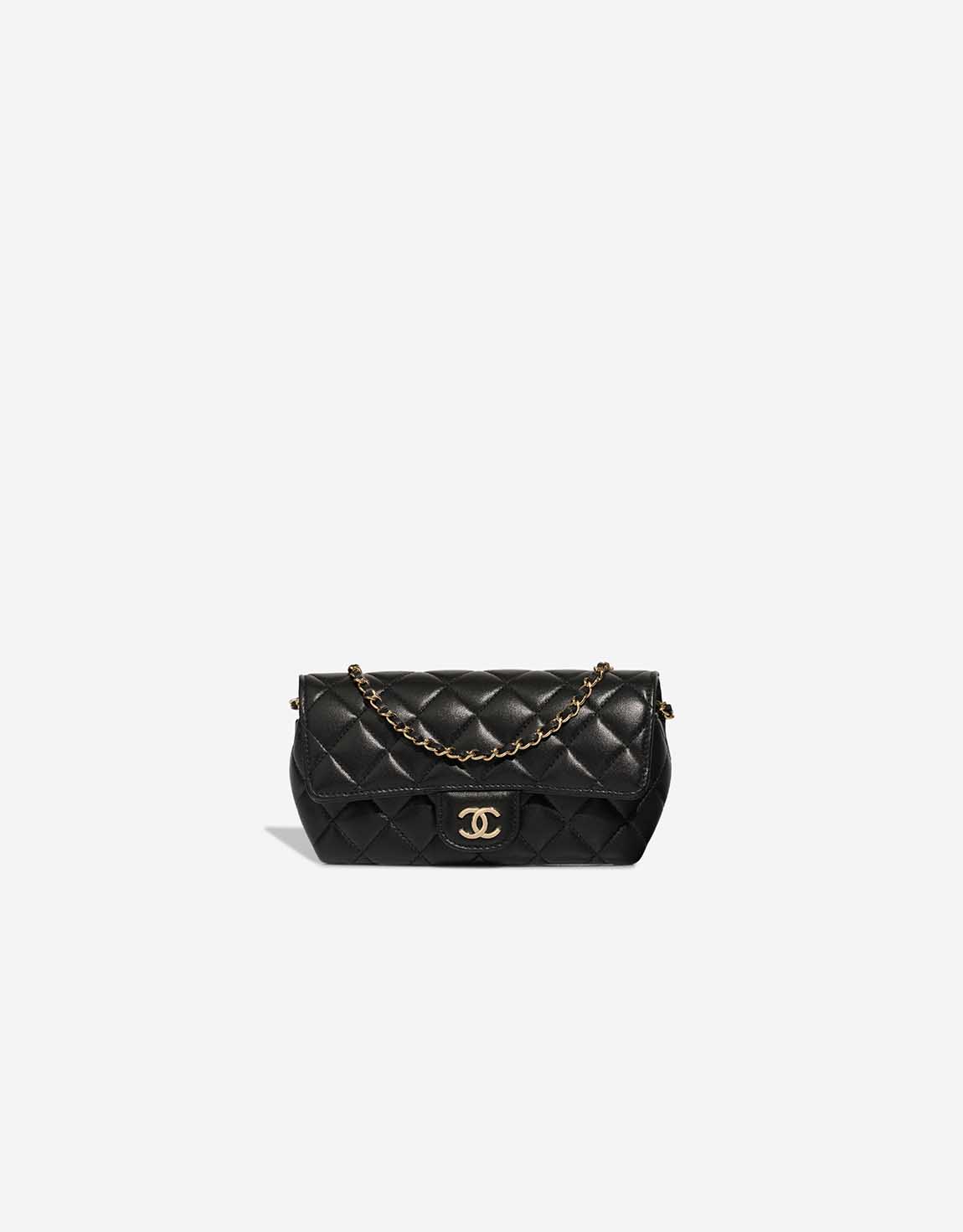 Chanel Timeless Wallet On Chain Lamb Black | SACLÀB