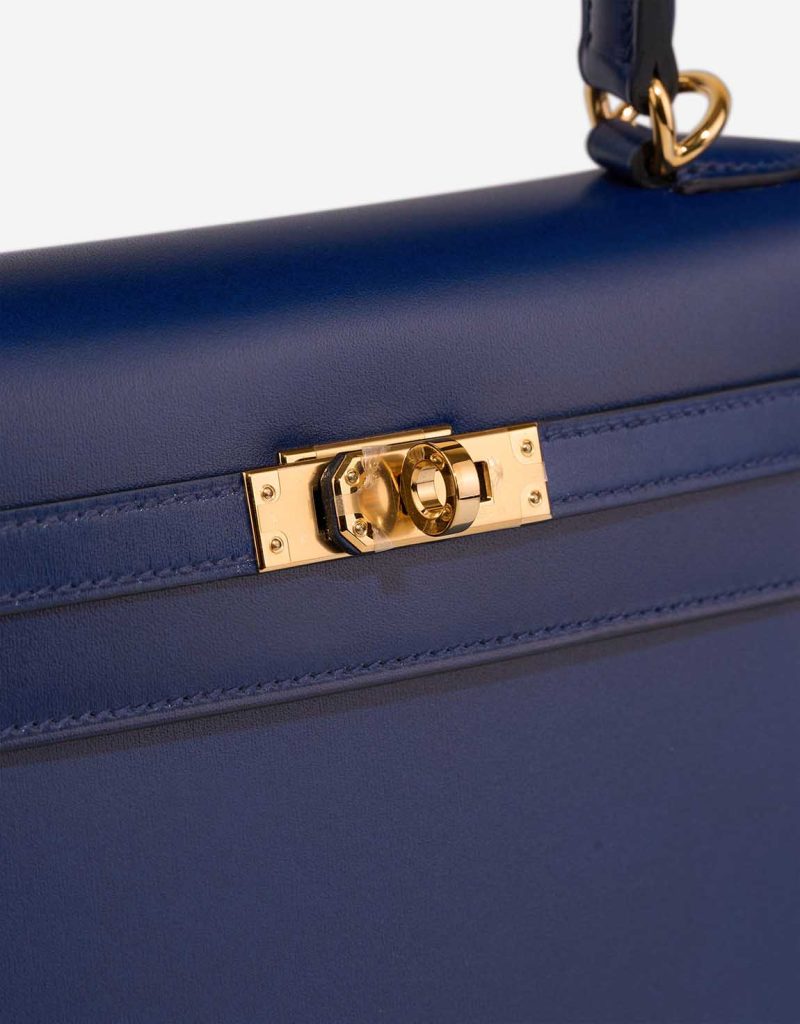 Hermès Kelly 25 Box Bleu Saphir | SACLÀB