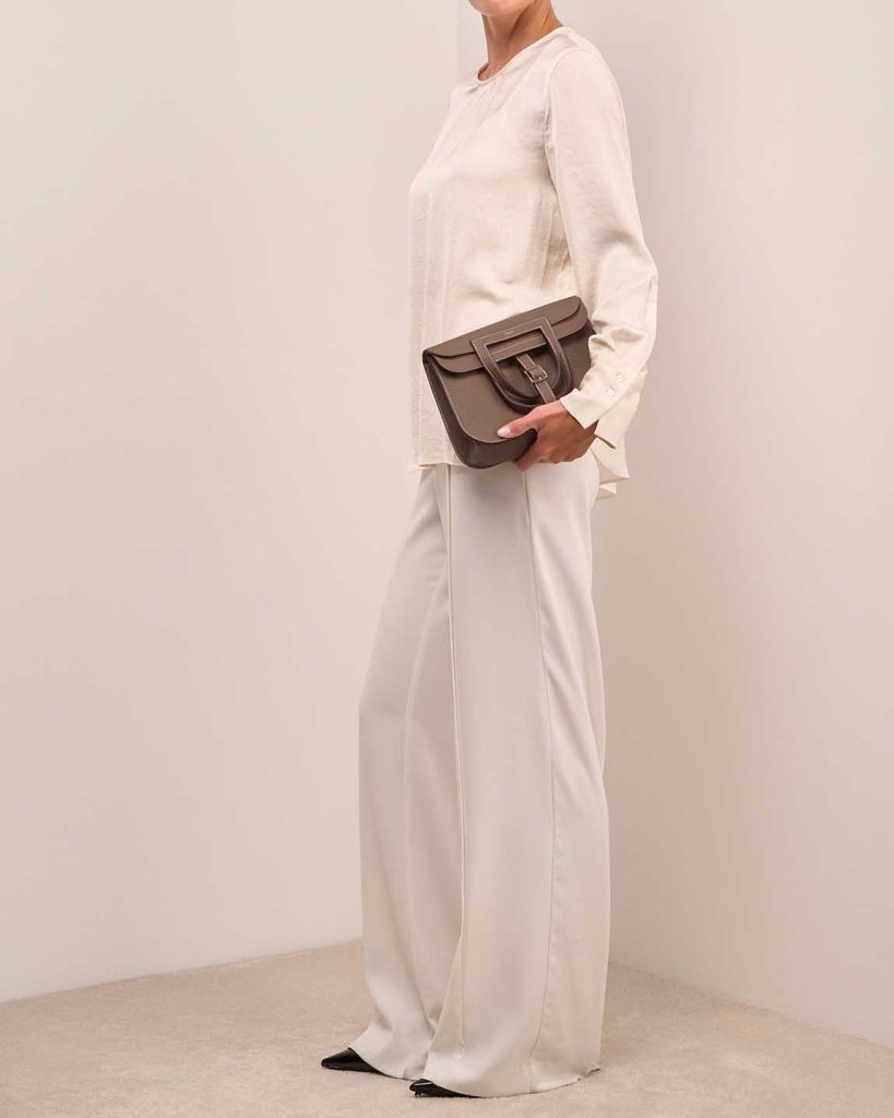 Hermès Halzan 25 Clémence Étoupe | SACLÀB