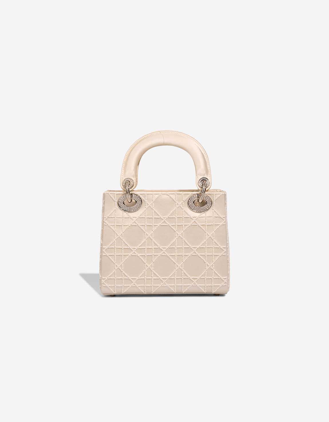 Dior Lady Mini Silk / Pearls Beige | SACLÀB