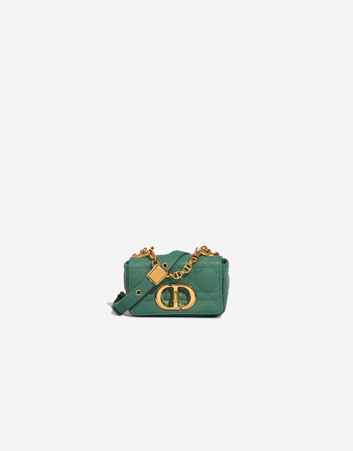 Dior Caro Micro Calf Green | SACLÀB