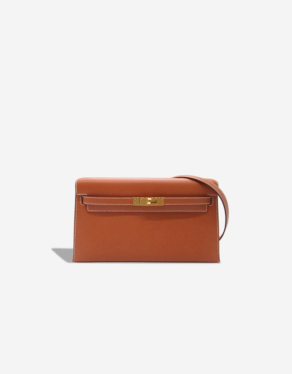 Hermès Kelly Elan Pochette Veau Madame Gold | SACLÀB