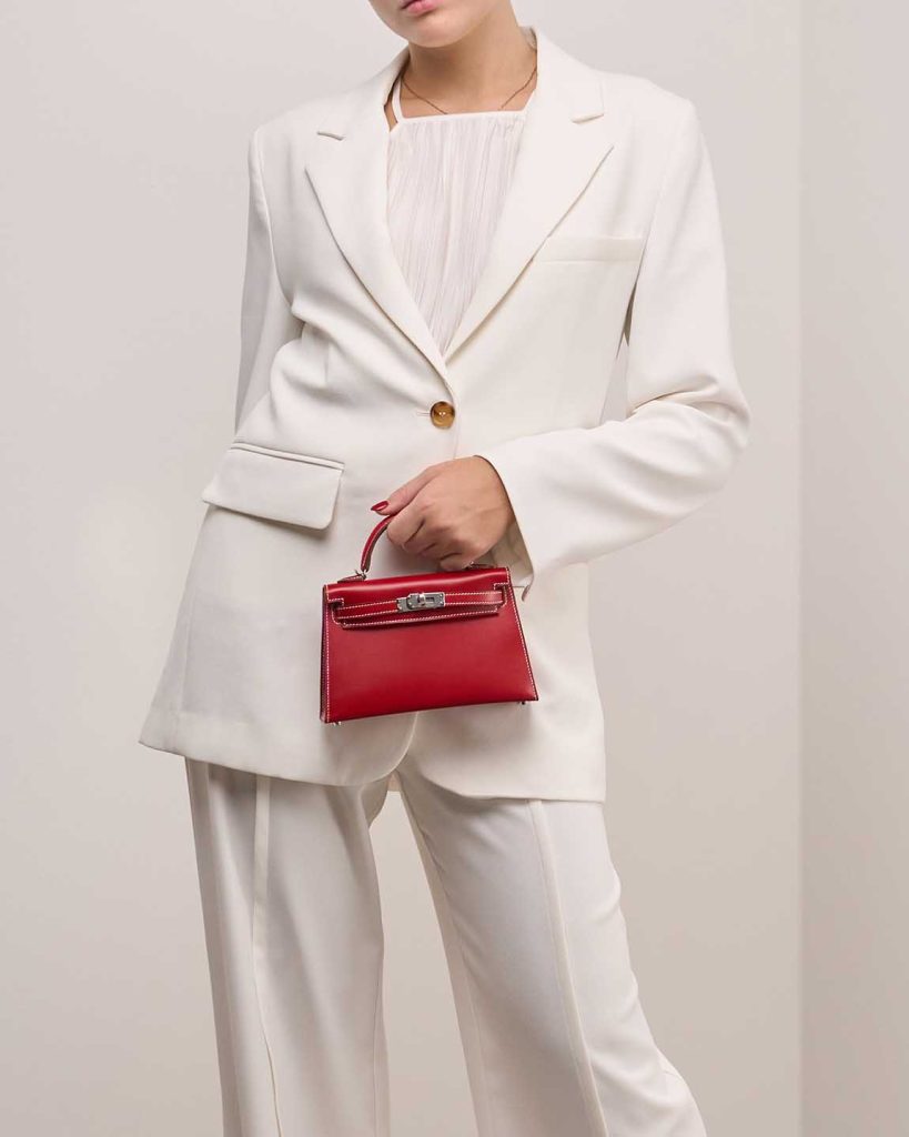 Hermès Kelly Mini Box Rouge Piment | SACLÀB