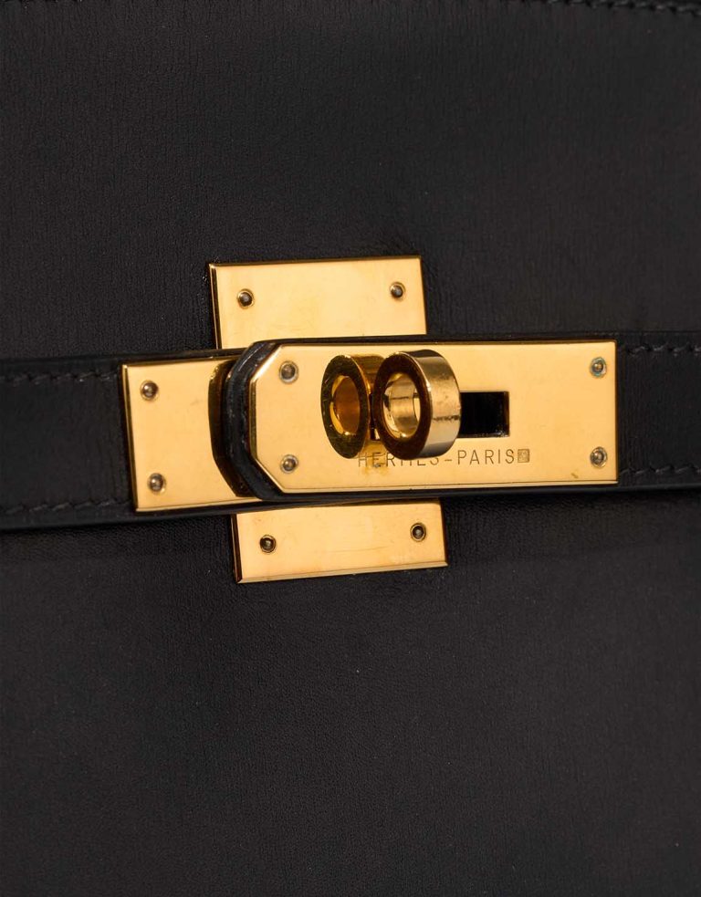 Hermès Kelly Shoulder Bag Box Black | SACLÀB