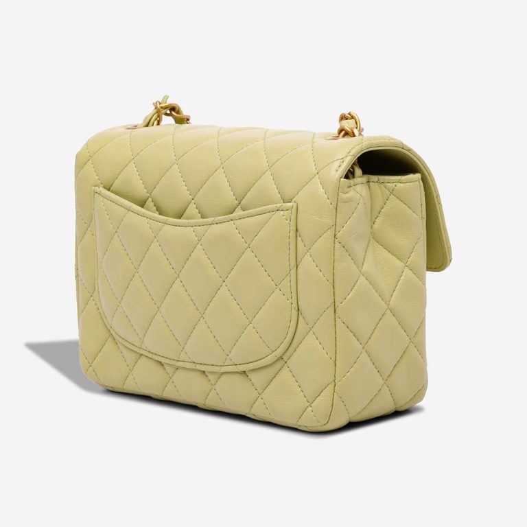Chanel Timeless Mini Square Lamb Green | SACLÀB