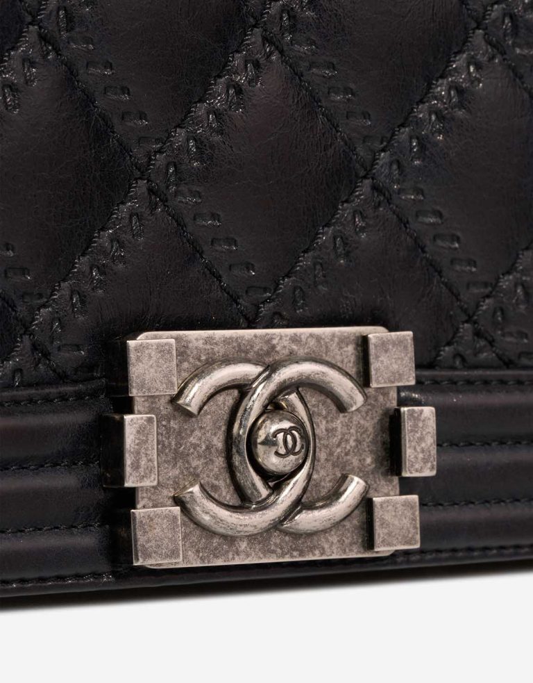 Chanel Boy Baguette Shoulder Bag Calf Black | SACLÀB