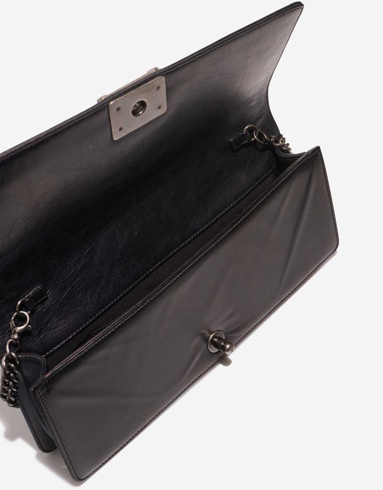 Chanel Boy Baguette Shoulder Bag Calf Black | SACLÀB