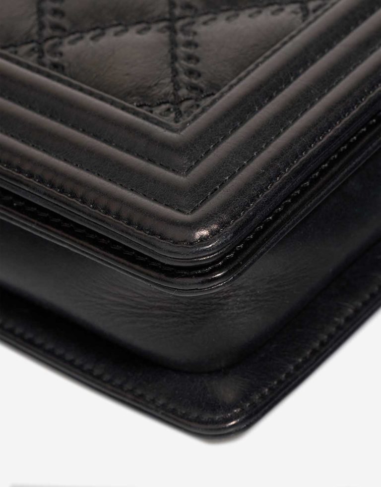 Chanel Boy Baguette Shoulder Bag Calf Black | SACLÀB