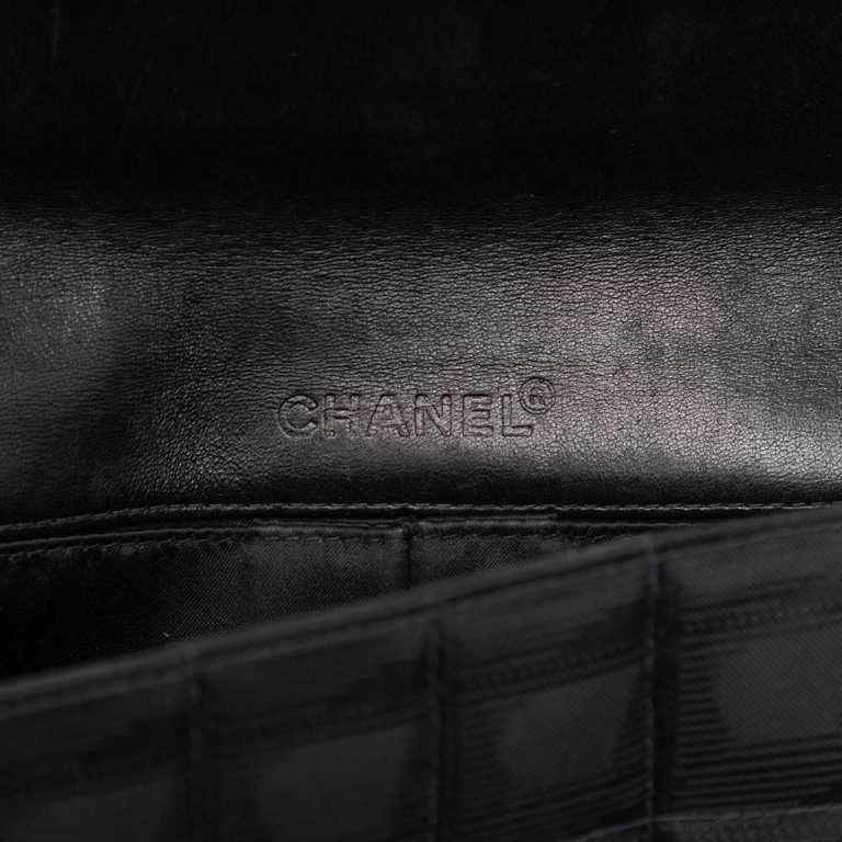 Chanel Shoulder Bag Nylon / Calf Black | SACLÀB