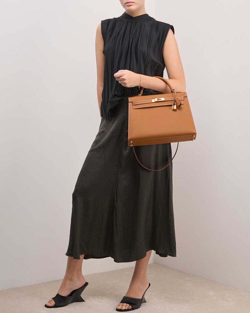 Hermès Kelly 32 Epsom Gold | SACLÀB