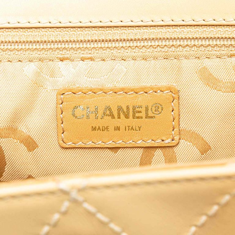 Chanel Shoulder Bag Medium Calf Cream | SACLÀB
