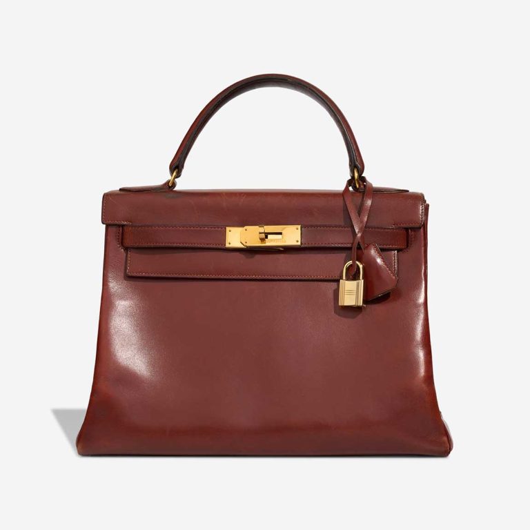 Hermès Kelly 28 Box Marron | SACLÀB