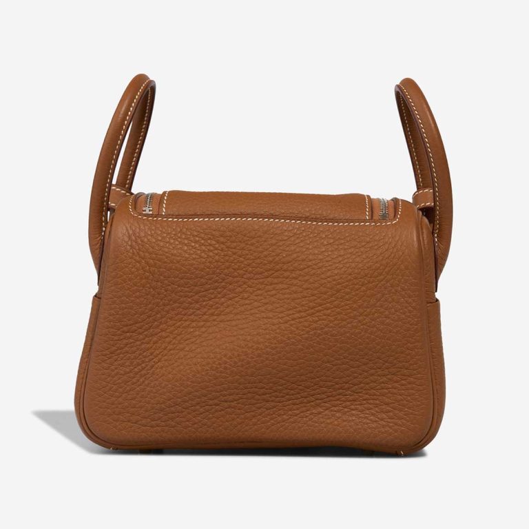 Hermès Lindy Mini Taurillon Clémence Gold | SACLÀB